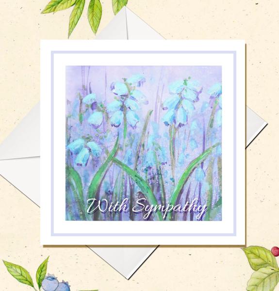 Thinking of You Bluebells Card – Mingoes